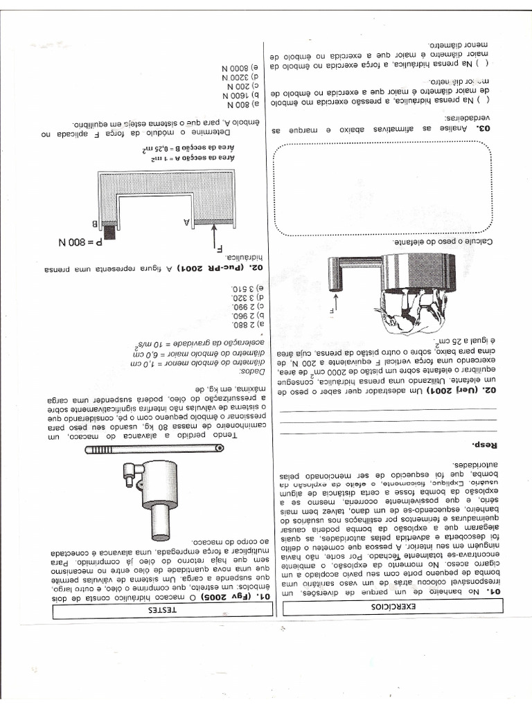 Atividade Hidr - Pneu | PDF