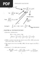 Calc 3 Cheat Sheet | PDF | Mathematical Analysis | Space