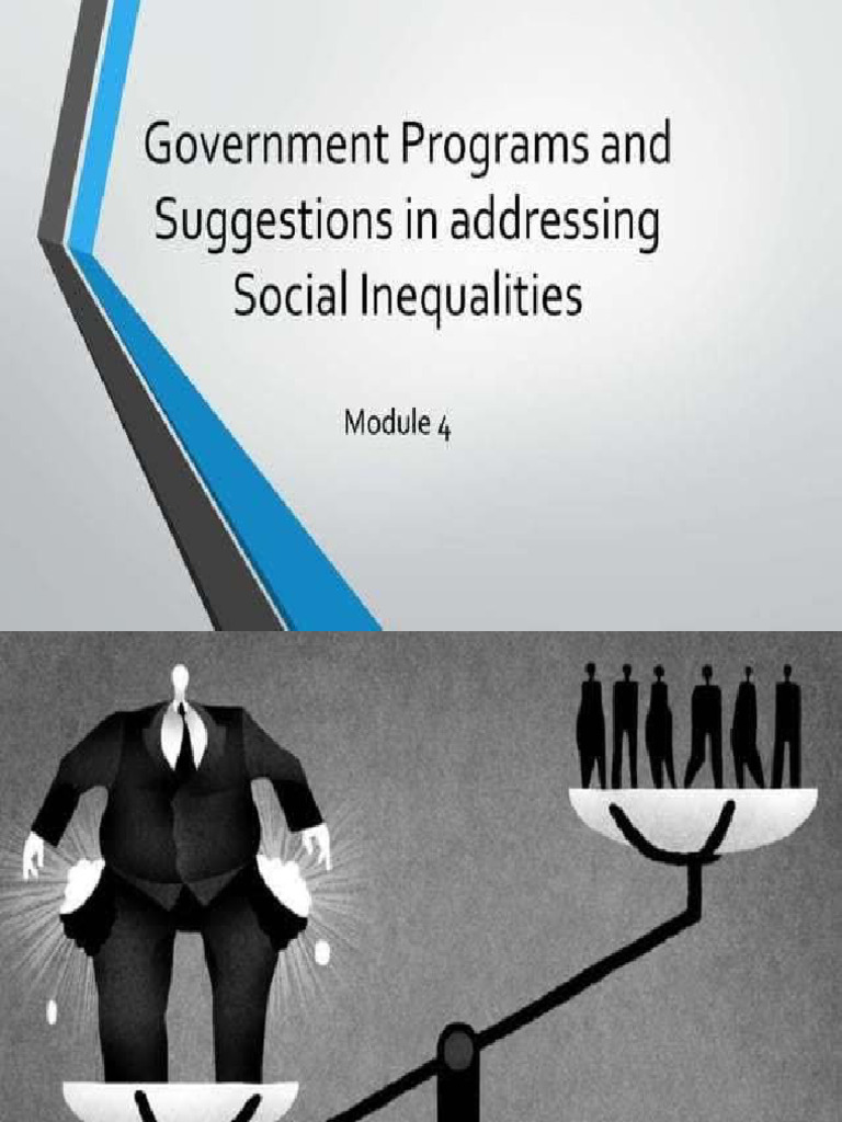 UCSP - Lesson 4 - Government Programs and Suggestion in Addressing ...