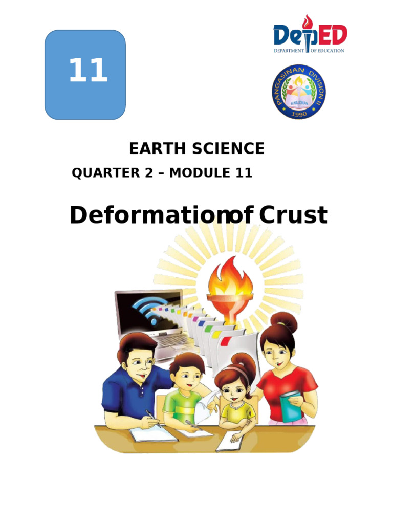 Deformation of Earth's Crust Module | PDF | Plate Tectonics | Seabed