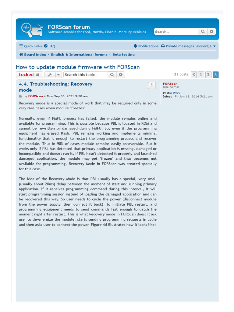 How To Update Module Firmware With FORScan - Page 3 | PDF | Computer ...