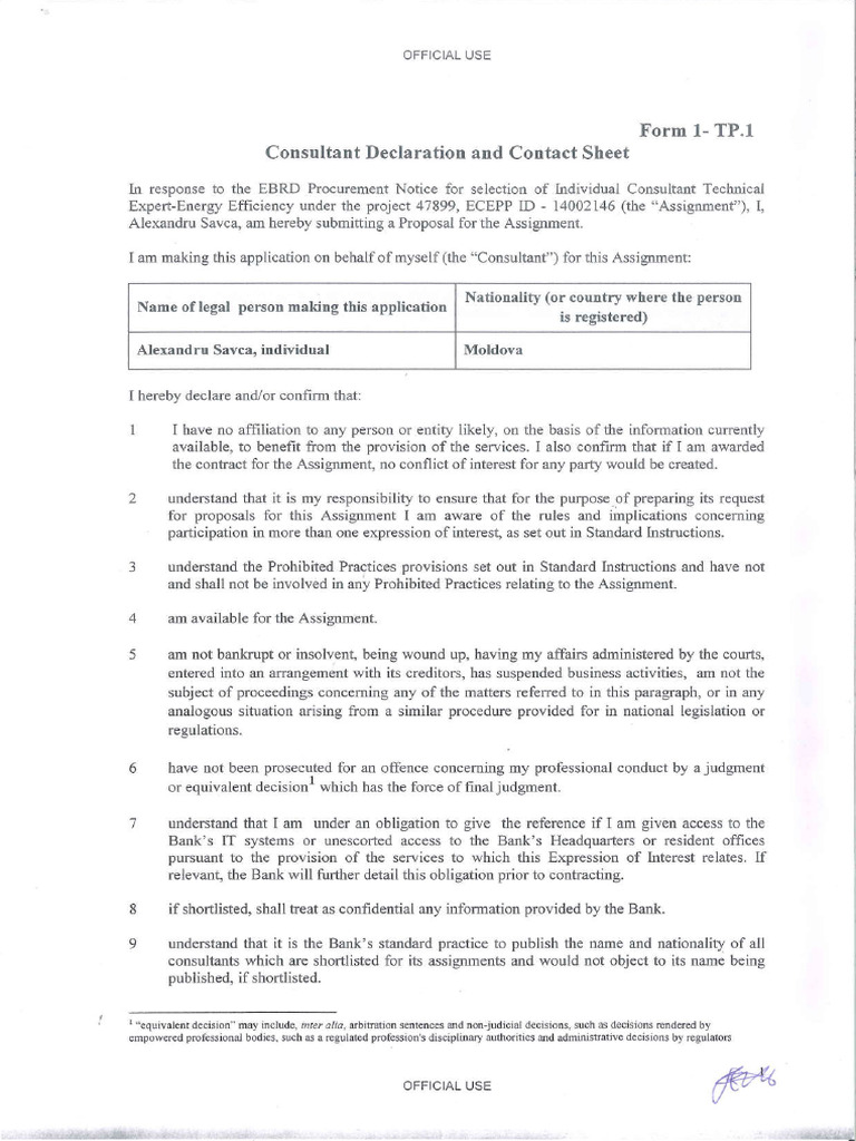 ECEPP Cons Comp - 03 RFP Form Tech TP1-2 47899 - Savca - Alex | PDF