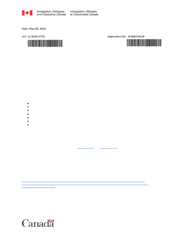Missing Biometrics Instruction Letter | PDF | Immigration | Human Migration