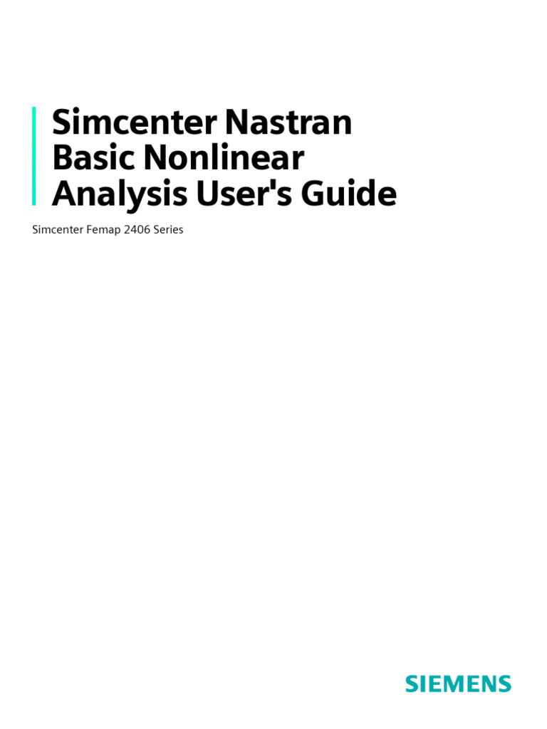 Basic Nonlinear Analysis User's Guide 2024 | PDF | Elasticity (Physics) | Nonlinear System