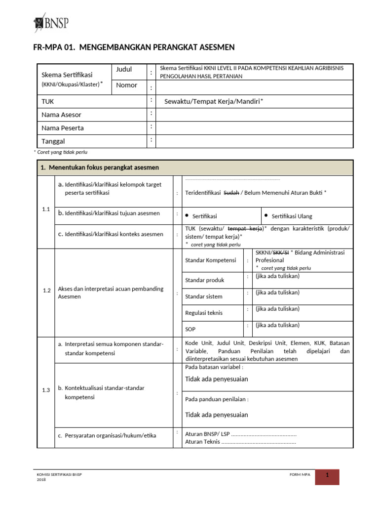 04. FORM FR.MPA-01 | PDF
