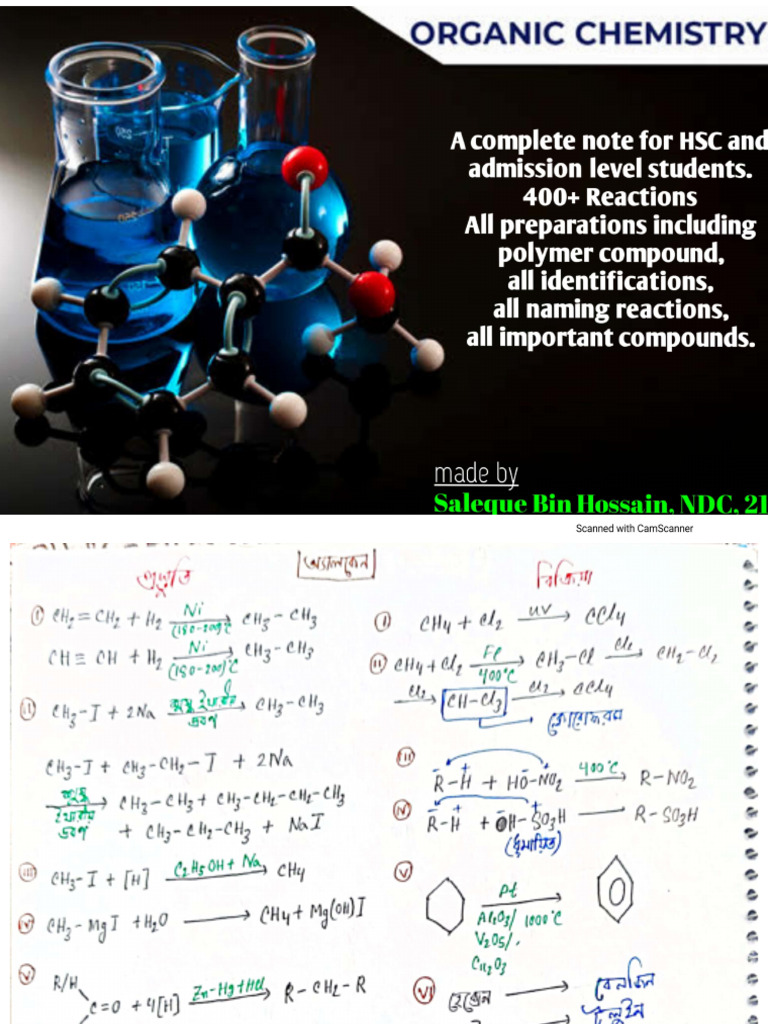 Organic All Transformation For HS | PDF