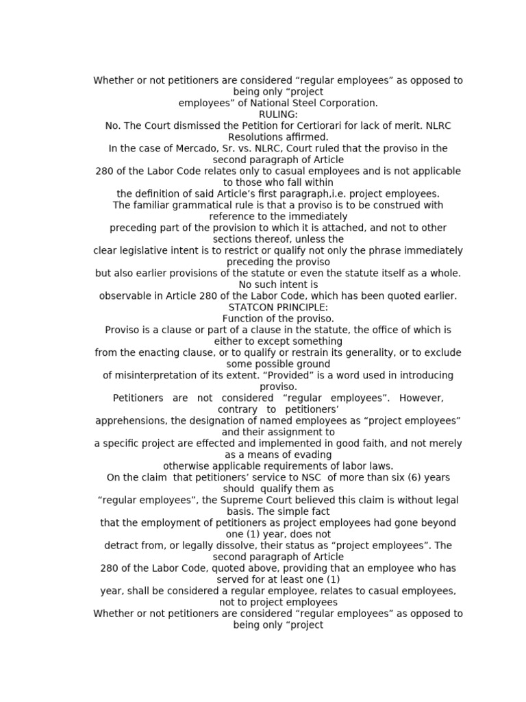 ALU TUCP V NLRC G.R. 109902 | PDF | Employment | Labour Law