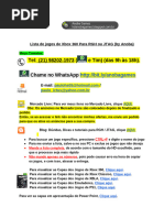 Lista PS3 Dublados | PDF | Playstation 3 | Franquias de videogames