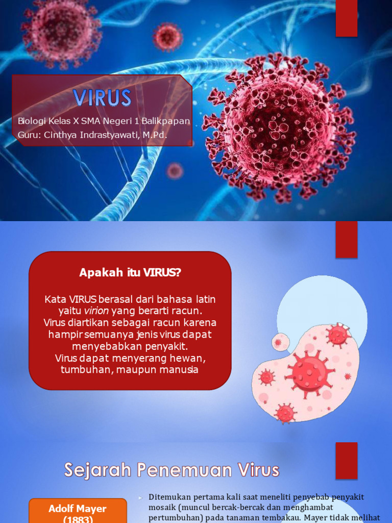 Pengertian dan Klasifikasi Virus | PDF