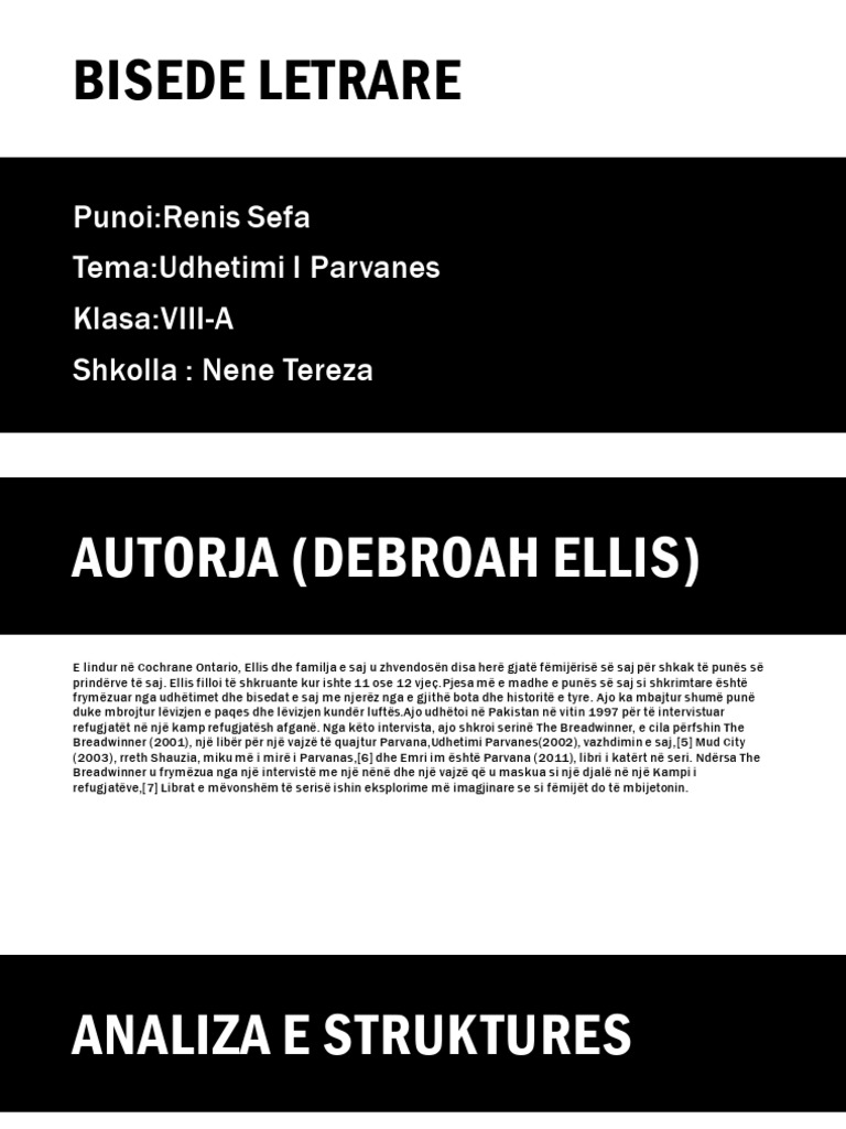 Udhetimi I Parvanes Bisede Letrare | PDF