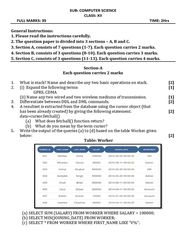 XII_CS_edited | PDF | Computer Network | Computing