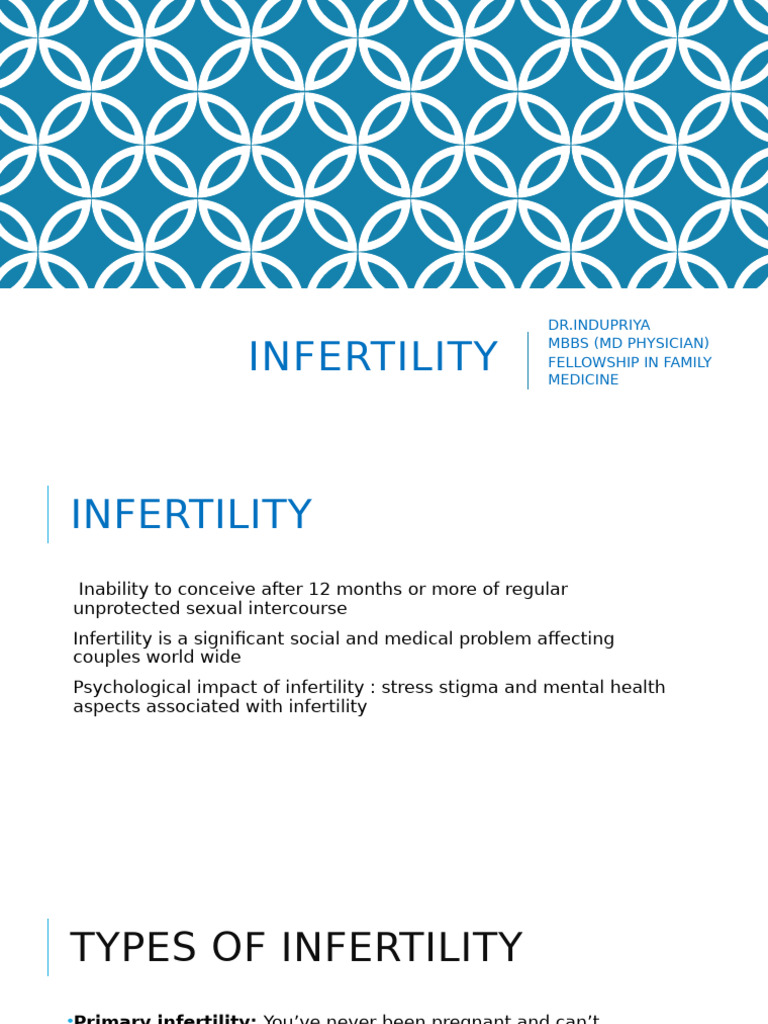 Infertility Causes and Diagnosis Guide | PDF | Menstrual Cycle | Ovary