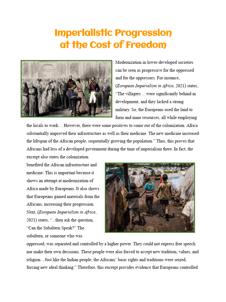 News Report - Force of Imperialism | PDF | Imperialism | Colonialism