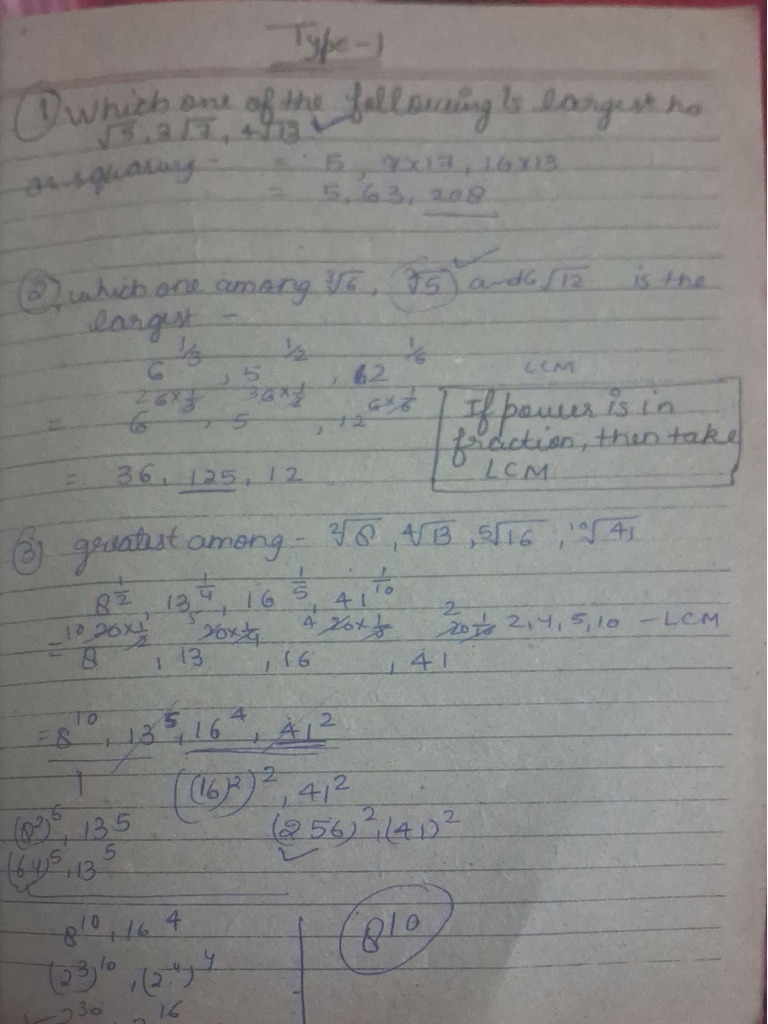 Type 1 Handwritten Notes | PDF