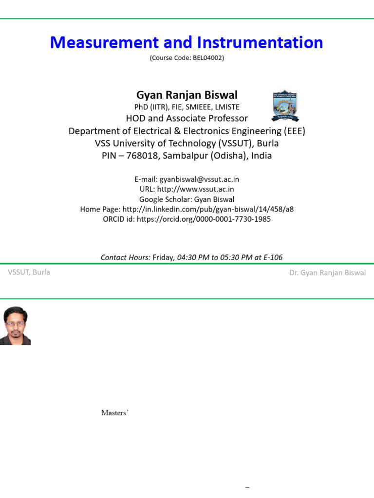 Measurement and Instrumentation | PDF | Analog To Digital Converter ...