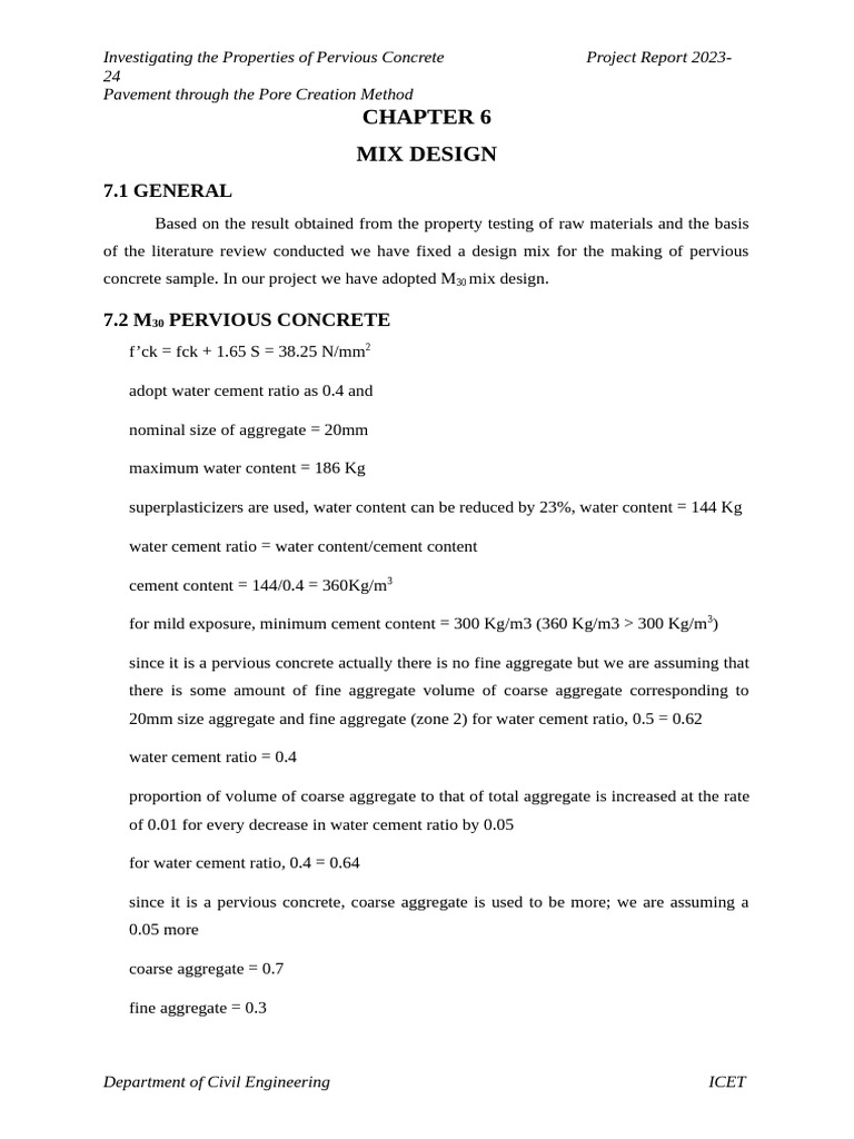 CHAPETR 6 (1) | PDF | Concrete | Construction Aggregate