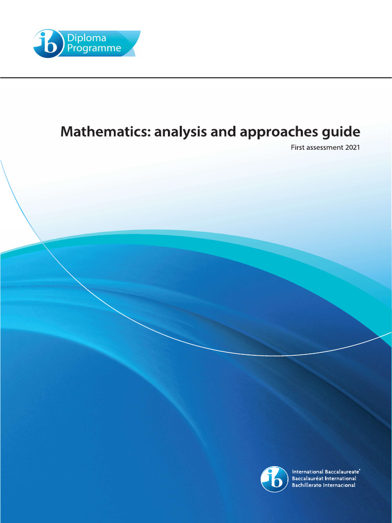 Mathematics SL Subject Guide | PDF