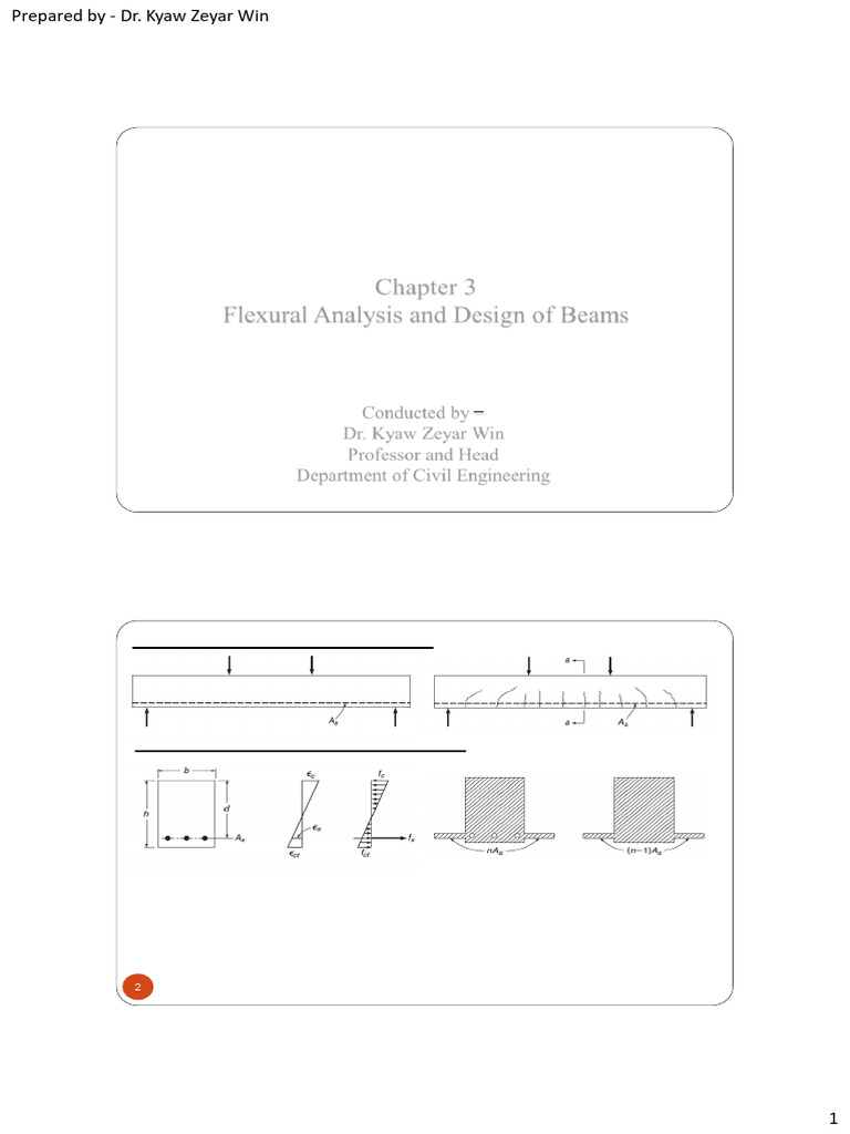 Flexural Design of Reinforced Beams | PDF | Stress (Mechanics) | Beam ...