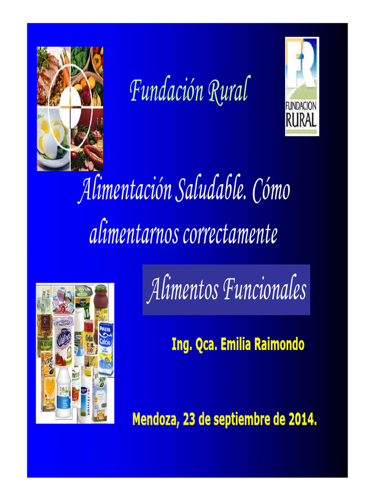 01 Alimentos Funcionales | PDF | Alimentos | Comida funcional