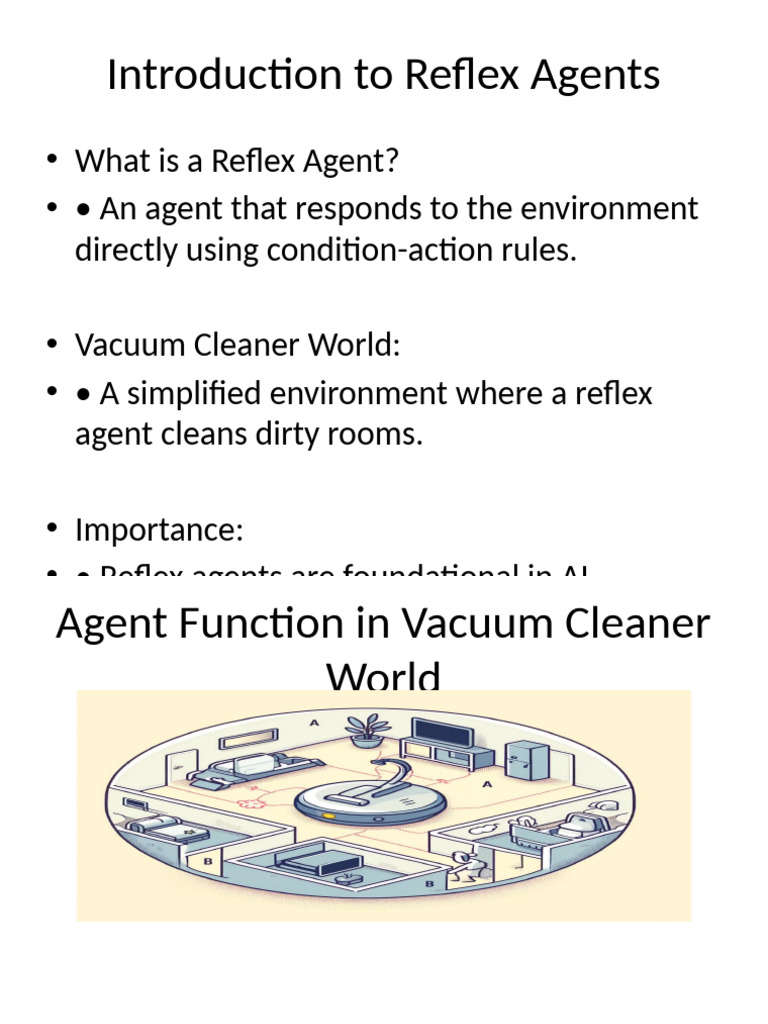 Reflex Agent Vacuum Cleaner | PDF