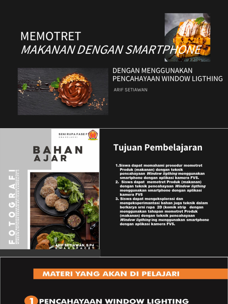 Media Ajar Fotografi Arif Setiawan Siklus 2 | PDF