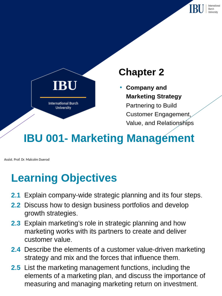 Ibu 013 Chapter2 Ppt Ibu | PDF | Marketing | Marketing Strategy