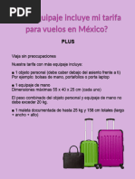 Equipaje de Mano - Copa Airlines | PDF | Pasajero | Aviación