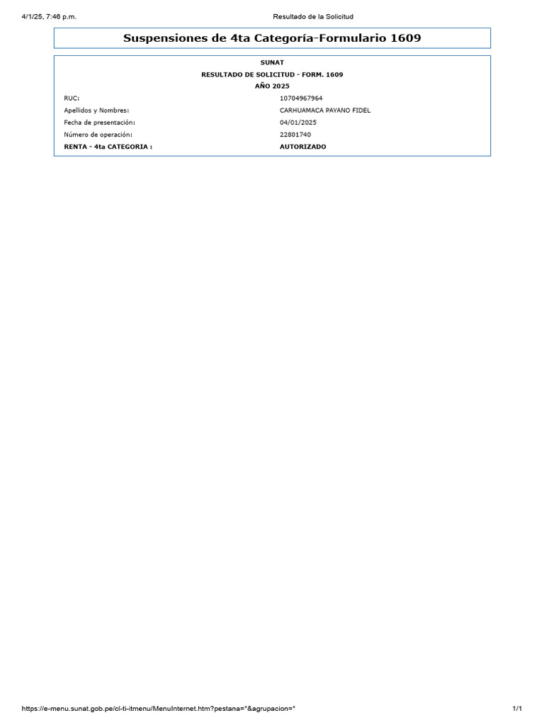 cuarta categoria fcp | PDF