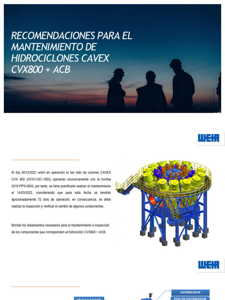 Recomendaciones Para Mantenimiento de Ciclones Cavex CVX 800_RevB (1) | PDF