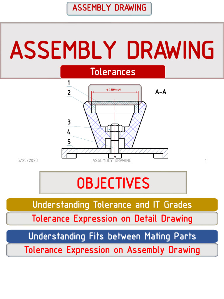 Day12 Student Assembly Drawing Part3 | PDF | Engineering Tolerance | Evaluation
