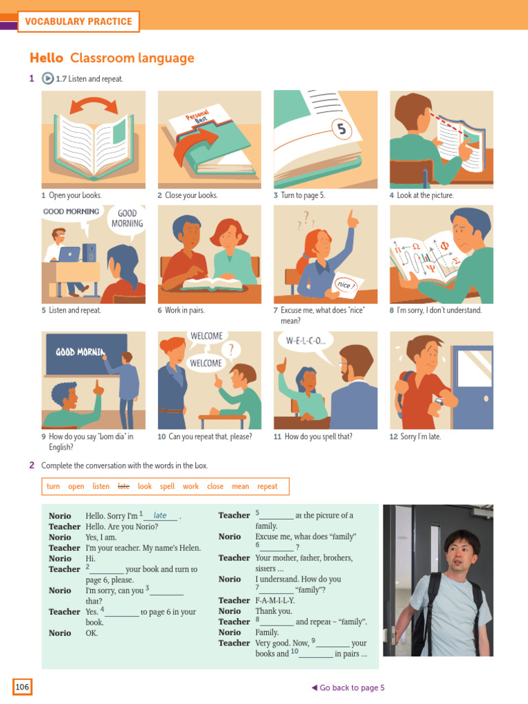 Personal Best A1 Vocabulary Practice | PDF | Workweek And Weekend | Lunch