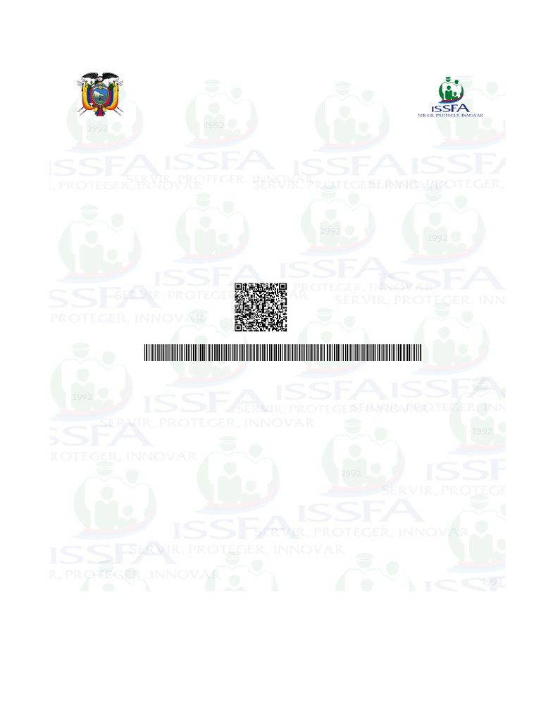 Certificado de Afiliación ISSFA 2025 | PDF