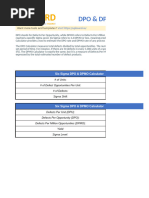 6 Sigma Conversion Table PDF | PDF