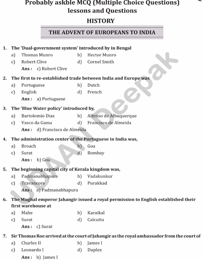 MCQ's Social 26-12-2024 Live Class | PDF