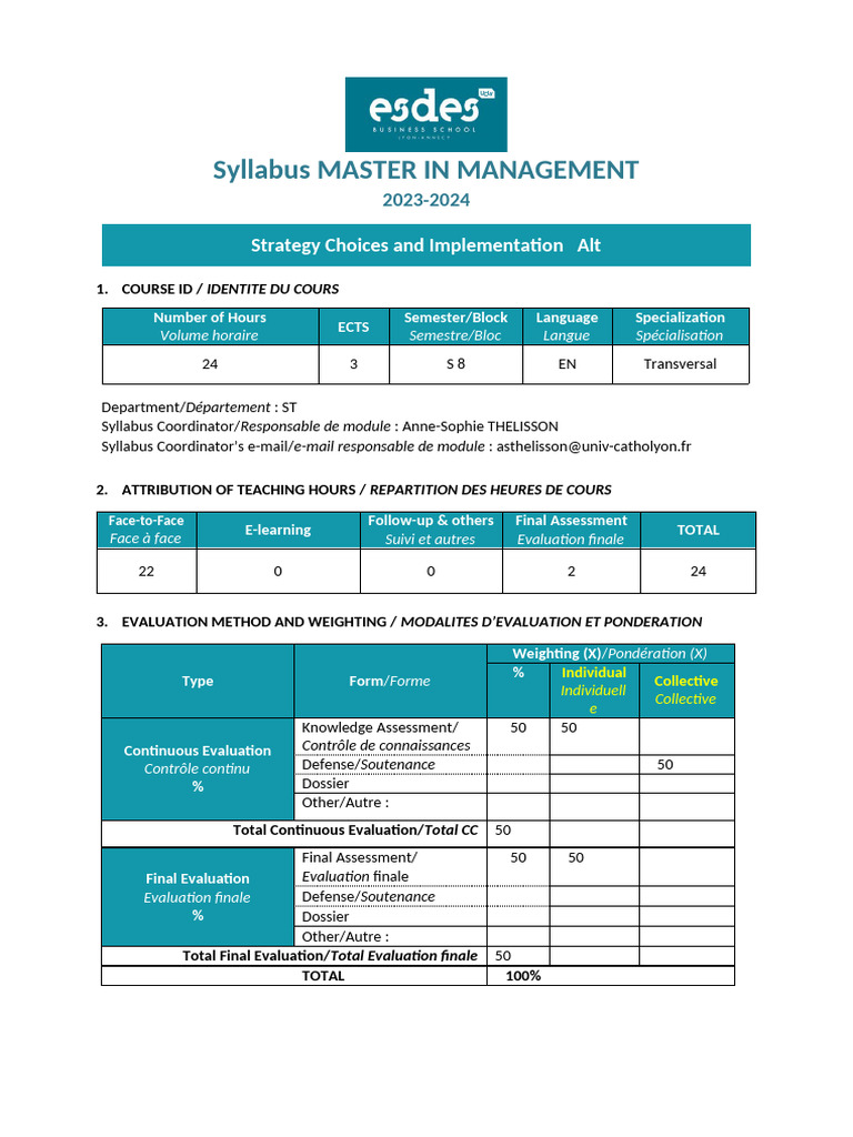 4A ST Strategy Choices and Implementation Alt S 8 VmodifiÃ© 27032024 ...