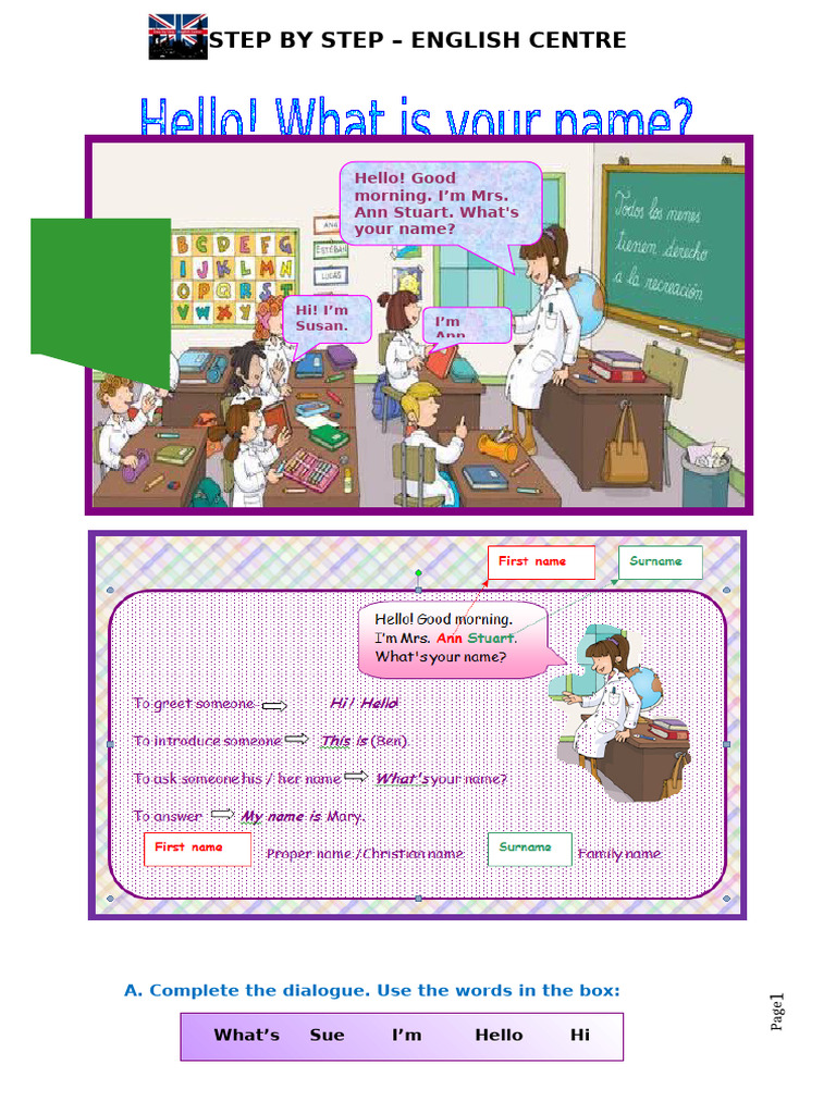 6. Hello, what's your name | PDF