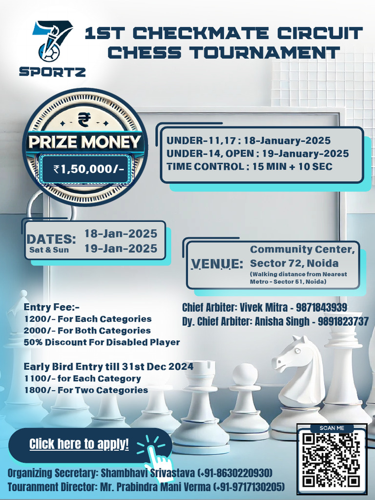 1st Checkmate Circuit Chess Tournament - FINAL DRAFT-2 | PDF | Gaming ...