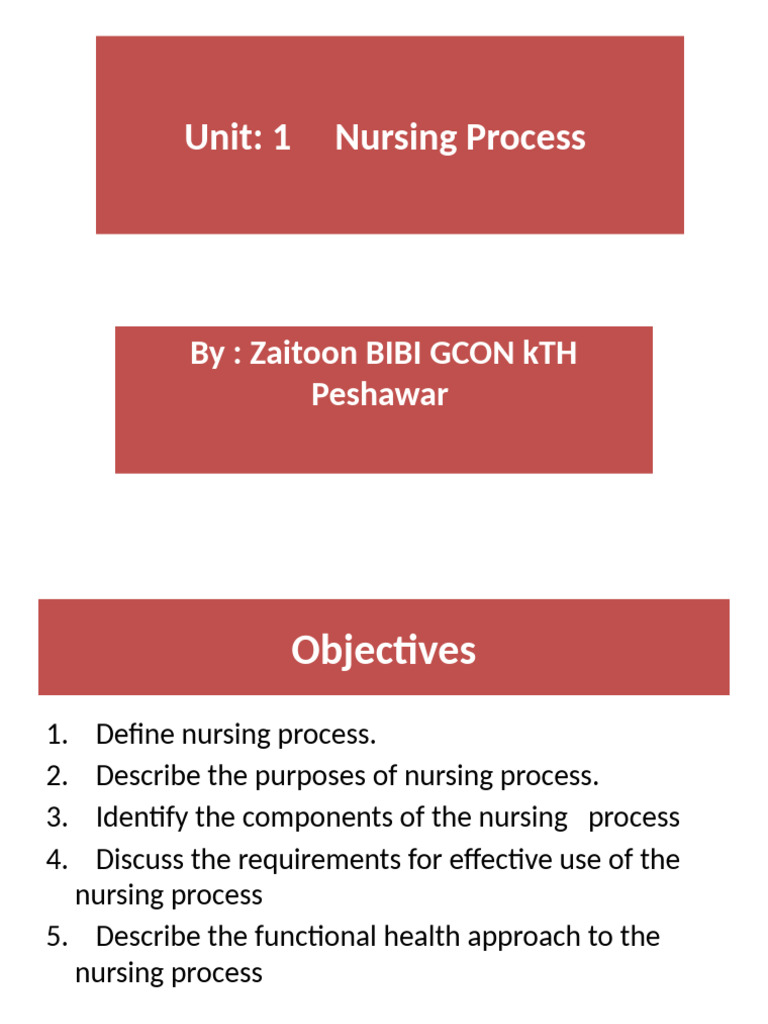 Unit 1 Nursing Process, Educational Platform | PDF | Medical Diagnosis | Nursing