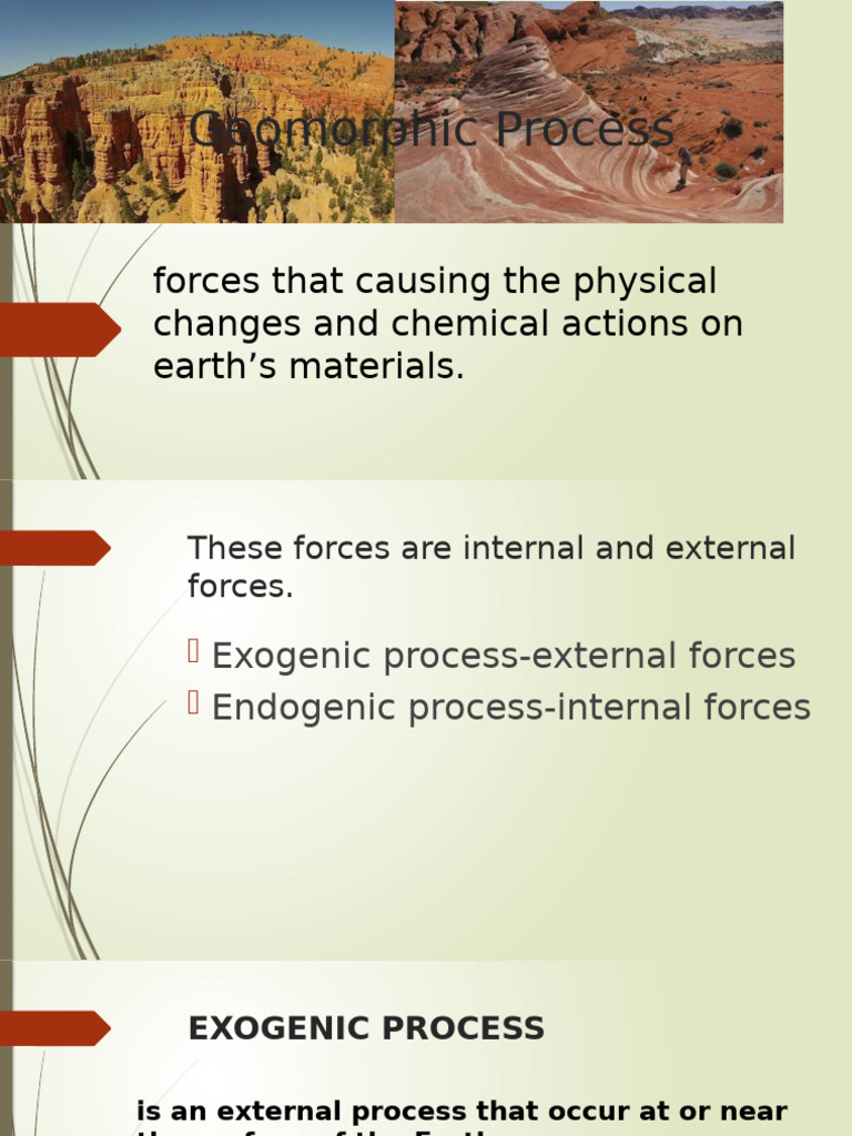 Exogenic Processesweathering | PDF | Erosion | Weathering