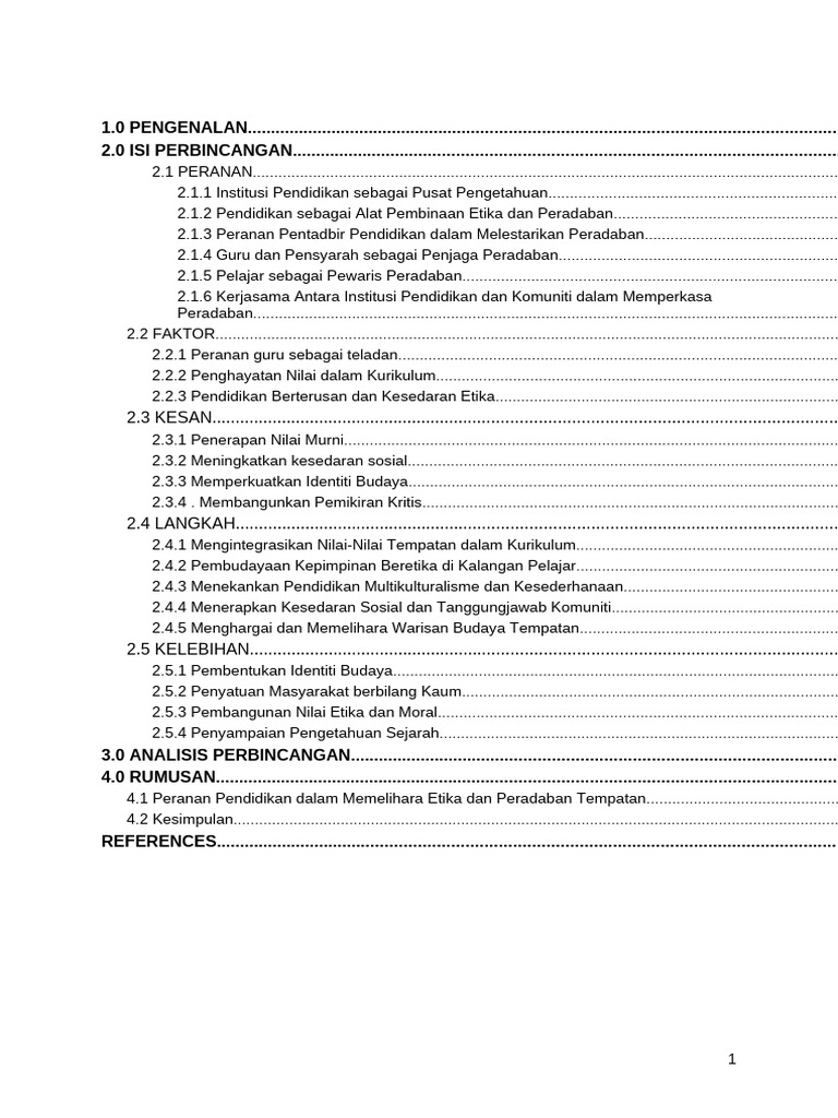 Peranan Pendidikan dalam Etika Masyarakat | PDF