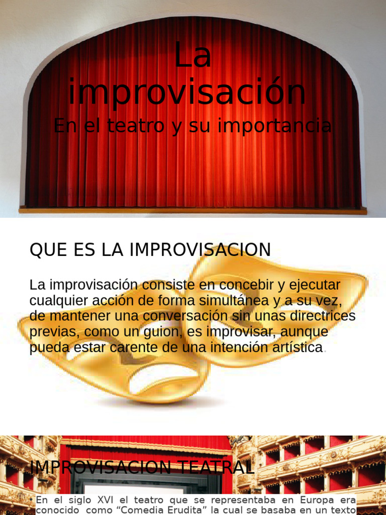 La Improvisación | PDF