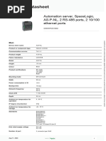 Automation Server Specs Sheet | PDF