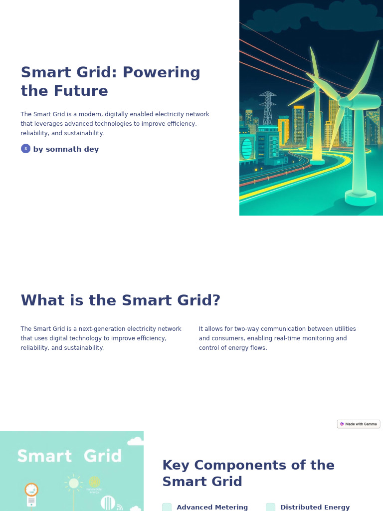 Smart-Grid-Powering-the-Future | PDF | Smart Grid | Electrical Grid
