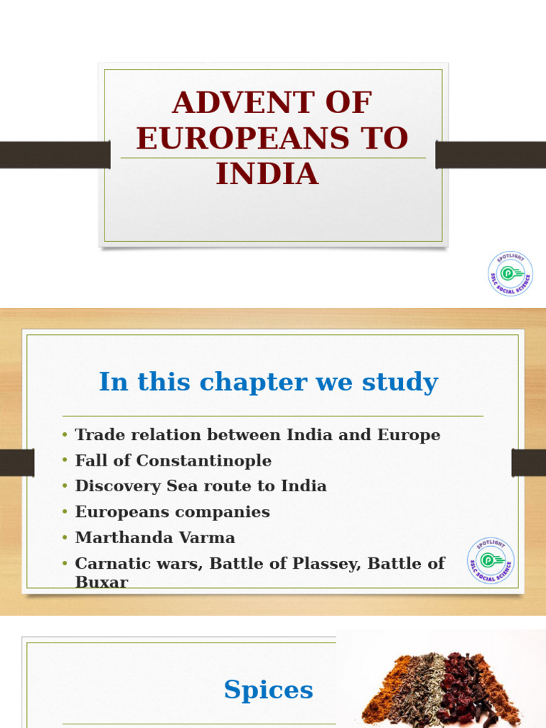 H-ADVENT OF EUROPEANS - by Spotlight | PDF