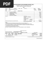 Housing Society Maintenance Bill Format | PDF | Payments
