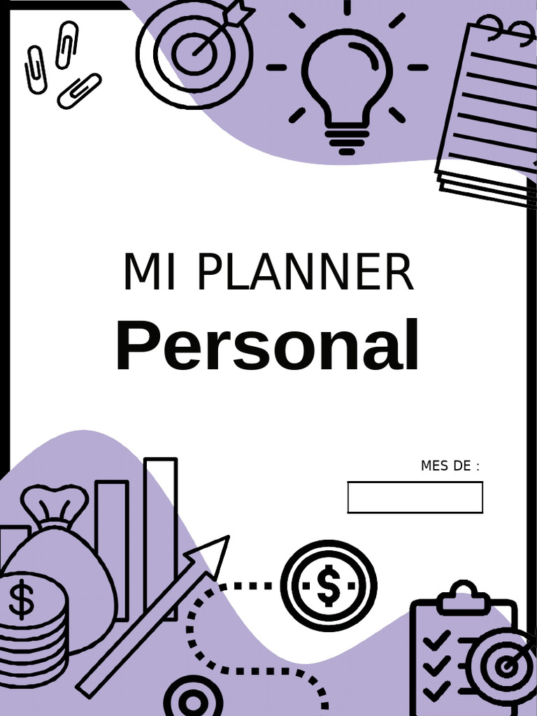 Planner Mensual - A4 - LILA | PDF
