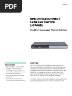 Data Sheet HPE Storage Fibre Channel Switch B-Series SN3600B | PDF ...