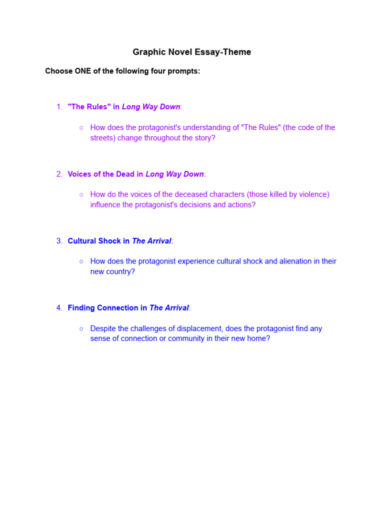 AARON DAVIS - Graphic Novel Essay-Theme - 2779836 | PDF | Argument