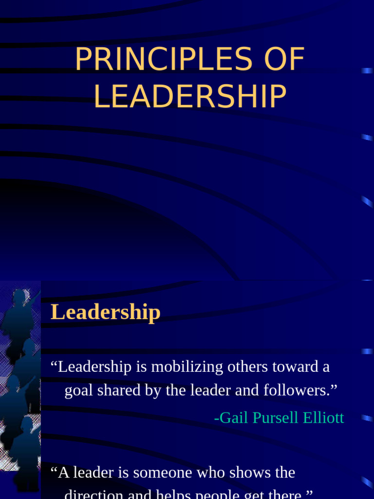 Leadership Principles and Qualities | PDF | Leadership | Psychology