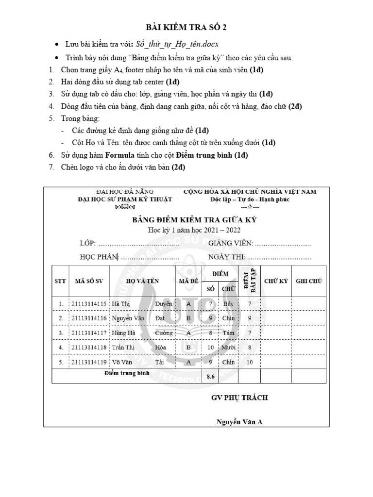 1.BaiKiemTra DeSo 2 | PDF